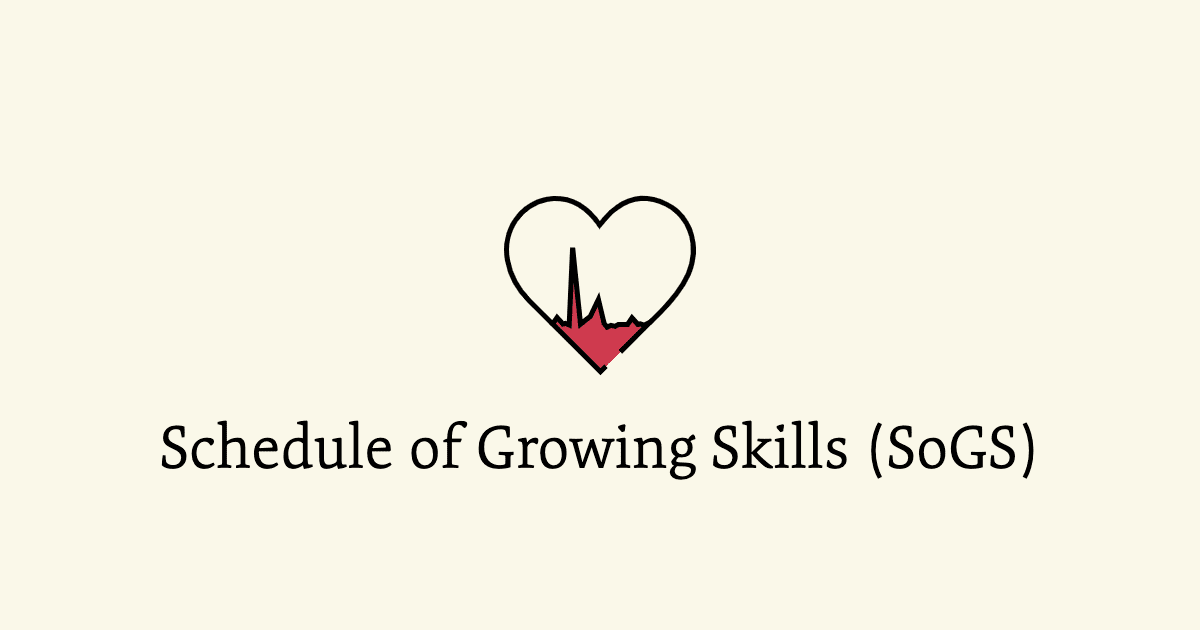 Schedule of Growing Skills (SoGS) - GL Education